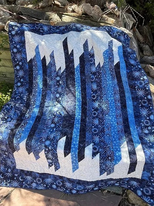 Slide Rule PDF Quilt Pattern by Quilting Renditions – Treasures Three