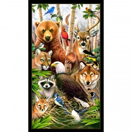 Wildlife Refuge Fabric Panel #111 – Treasures Three